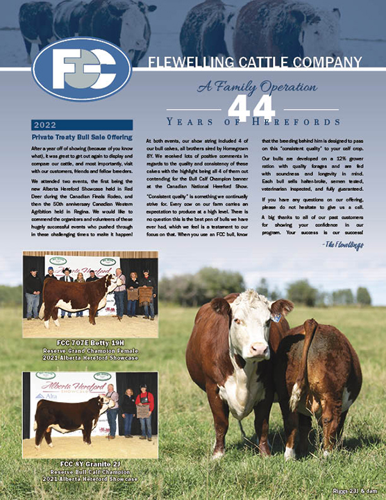 Flewelling Cattle Co | Registered Hereford Cattle